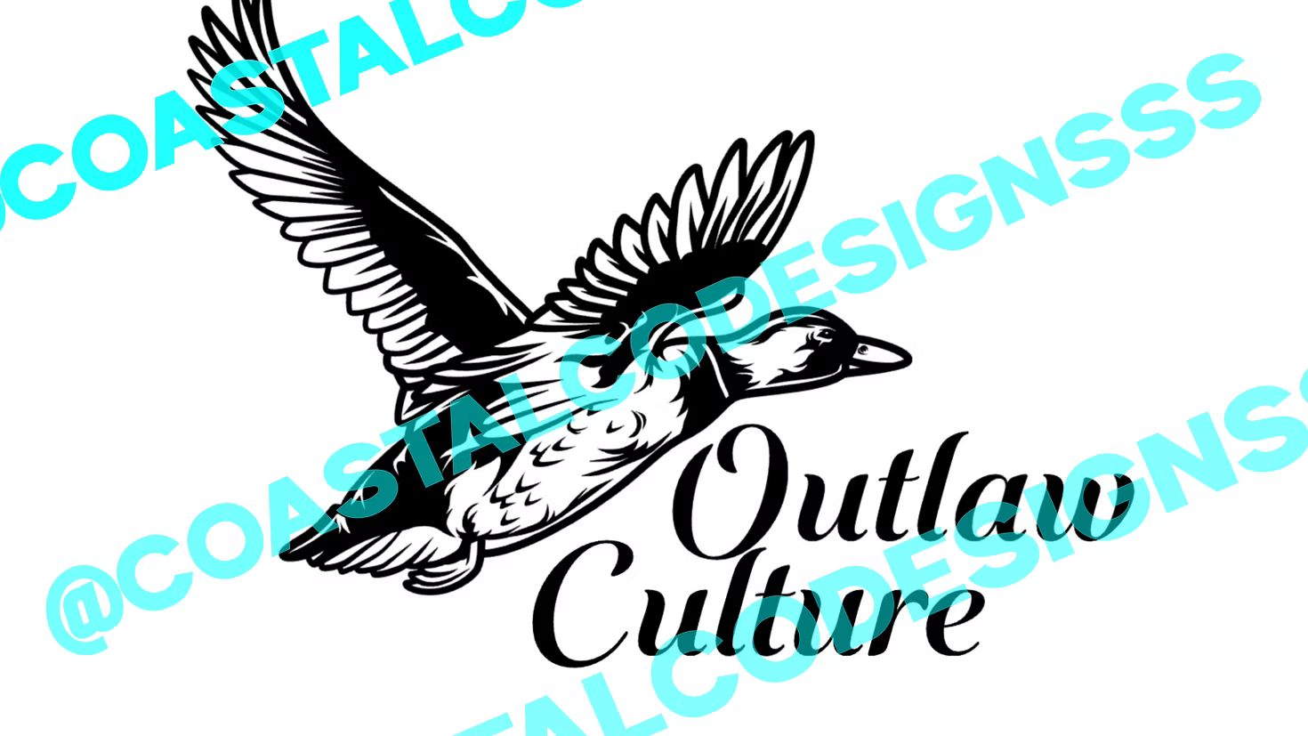 OUTLAW CULTURE- DUCK DECAL – Coastal Co. Designs