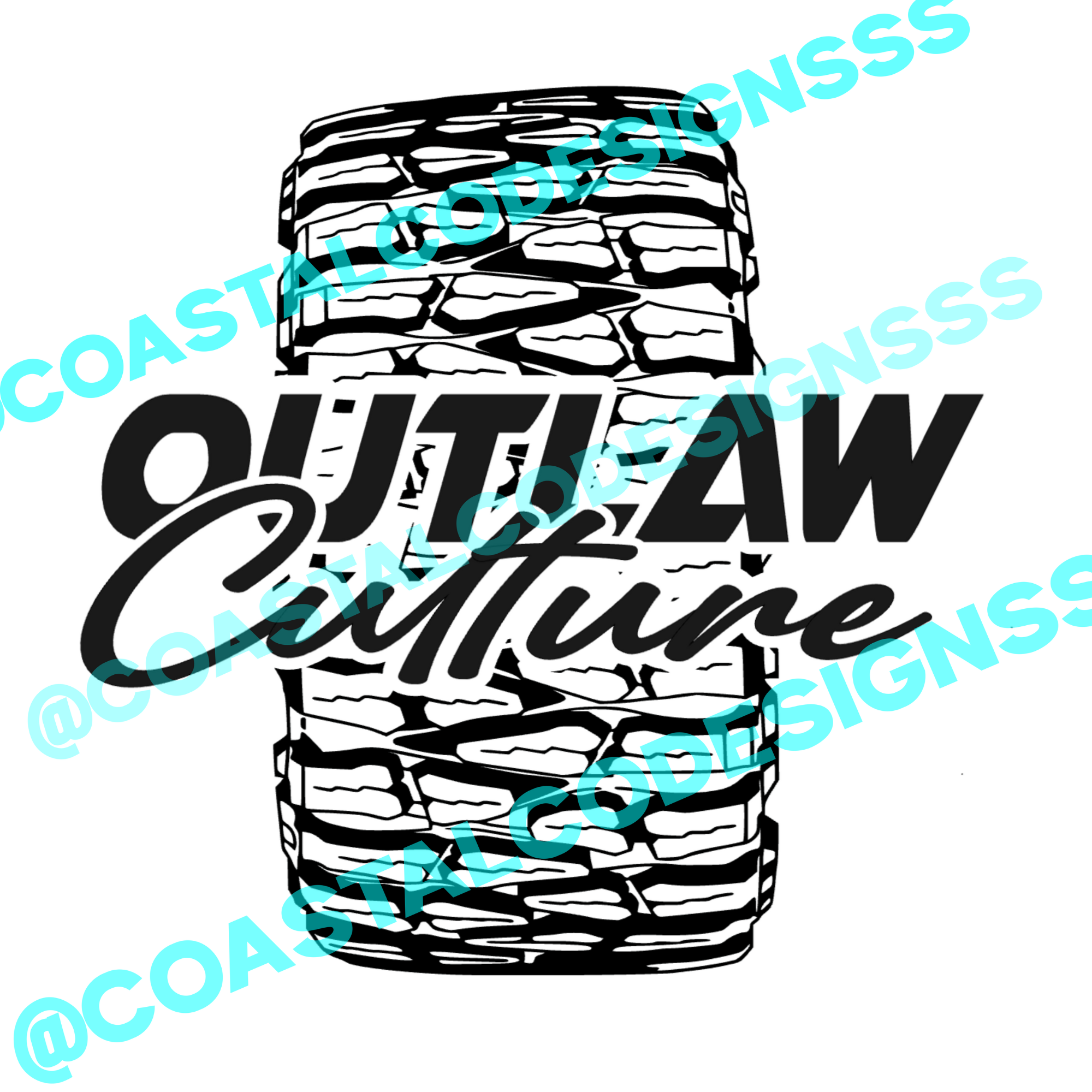 OUTLAW CULTURE- GRAPPS DECAL – Coastal Co. Designs