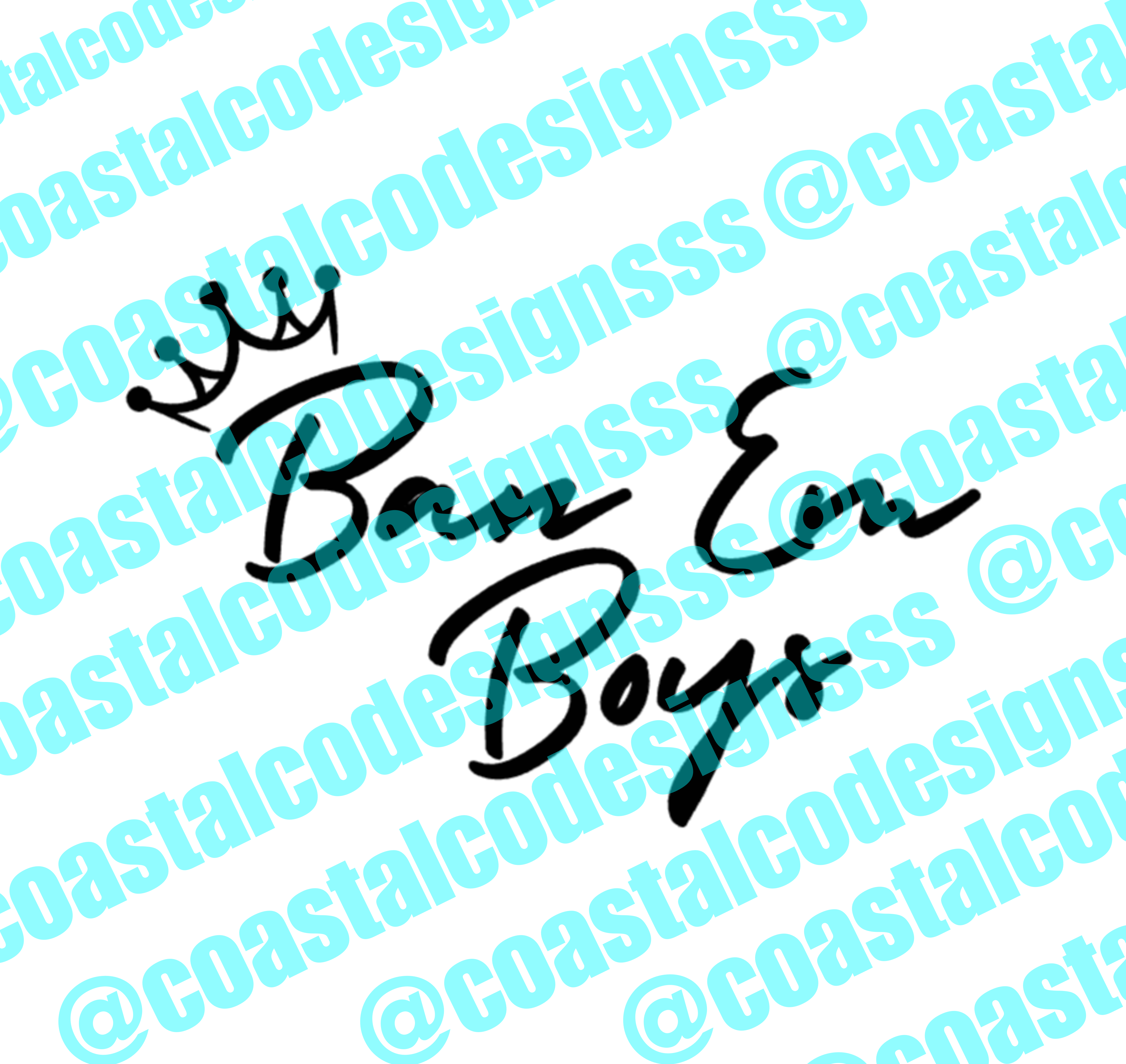 BAN EM BOYS SCRIPT DECAL – Coastal Co. Designs